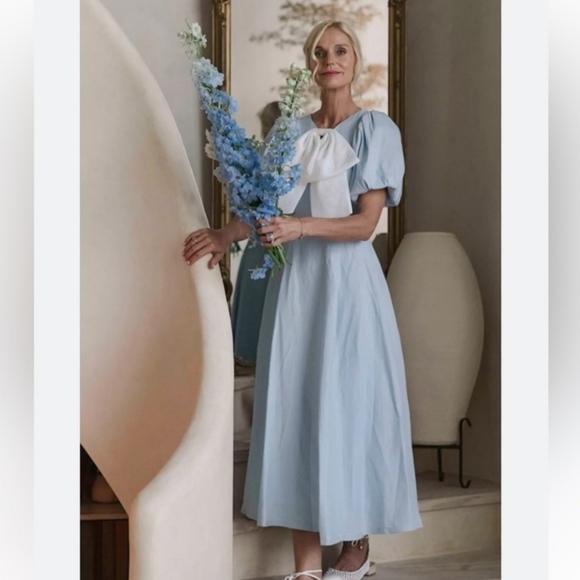 ANTONIO MELANI | Dresses | Antonio Melanix Jennifer Sumko Kathleen Cutout Tie Neck Puff Sleeve ...